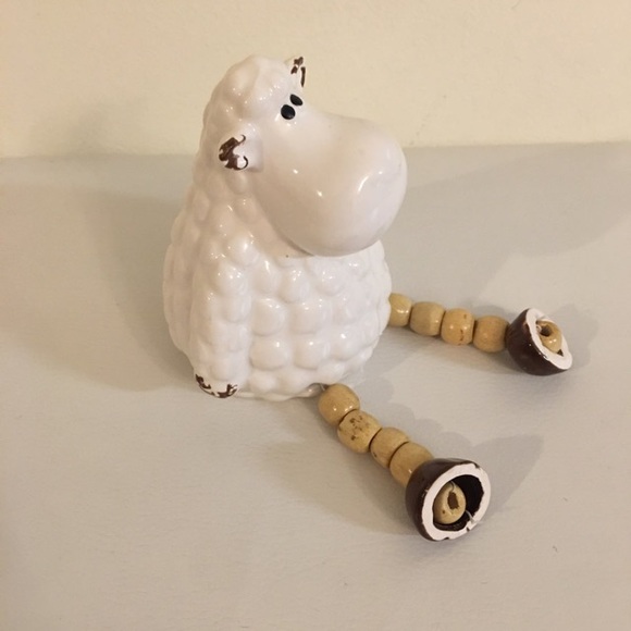 Accessories | Farmhouse Ceramic Lamb Sheep Shelf Sitter | Poshmark
